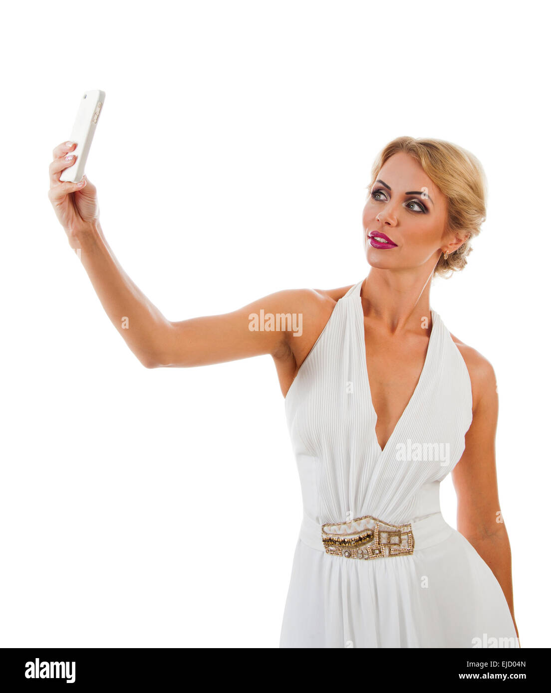 Young woman taking selfie Stock Photo - Alamy