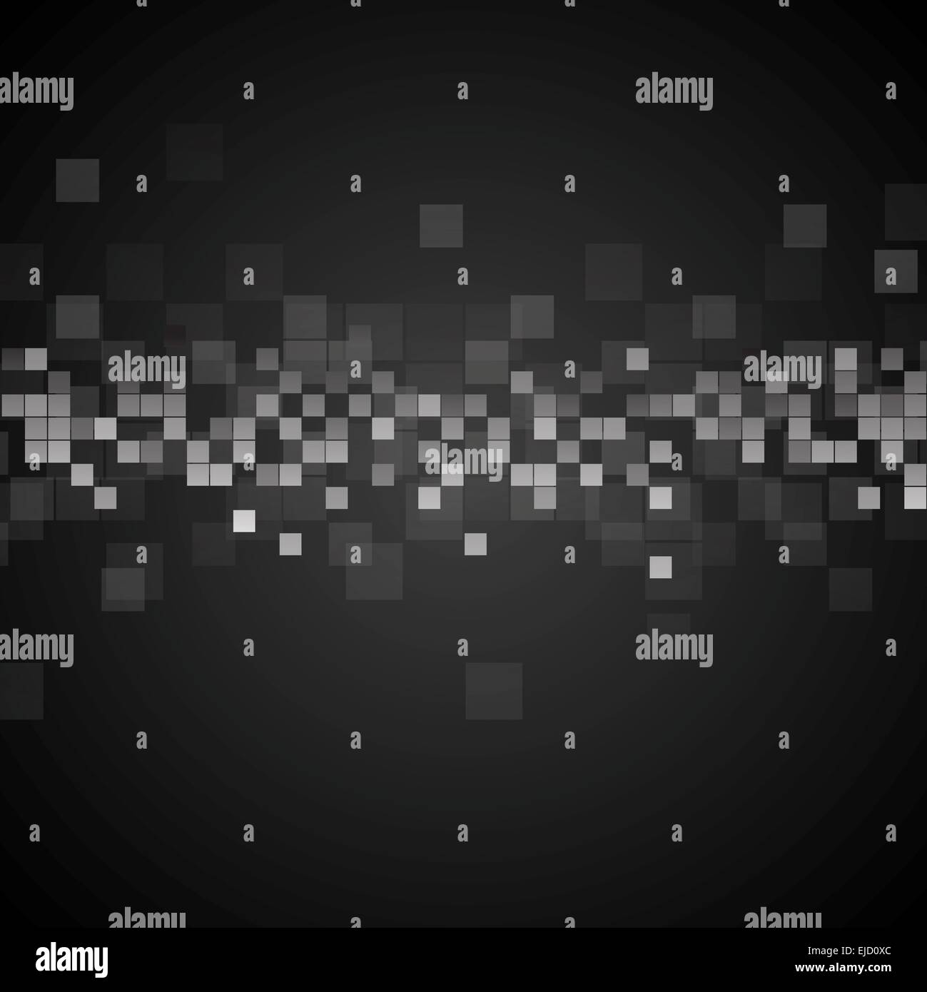 Dark tech background with squares Stock Photo - Alamy