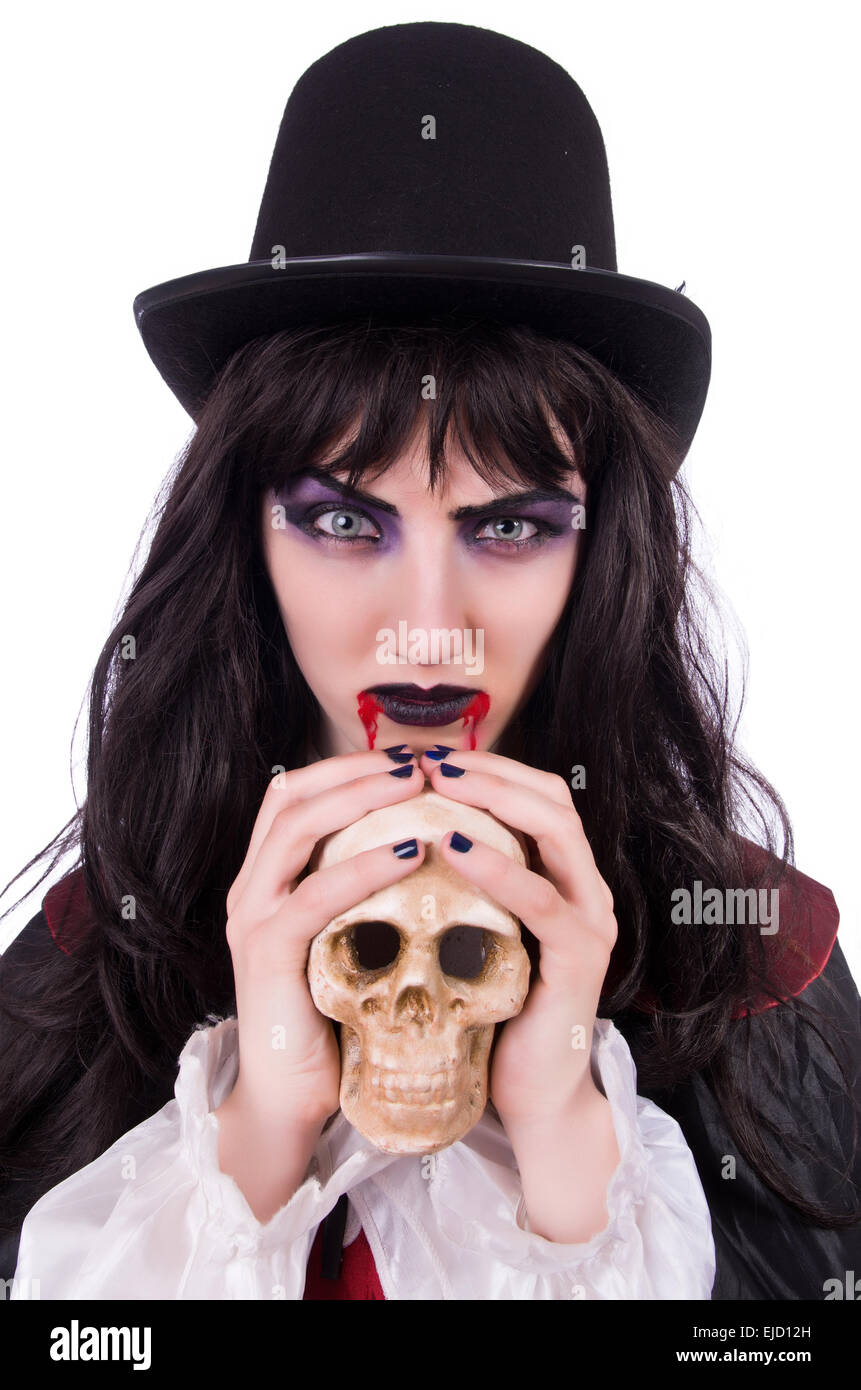 Satan halloween concept isolated on white Stock Photo - Alamy