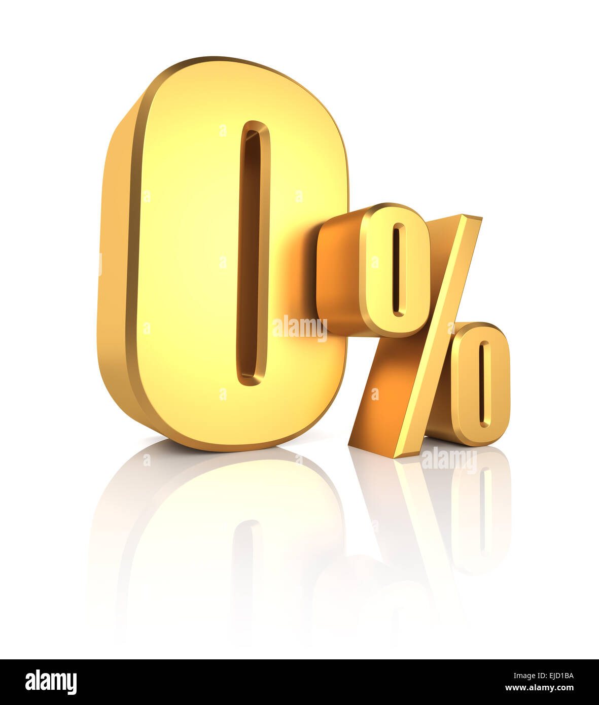 Gold 0 Percent Stock Photo - Alamy