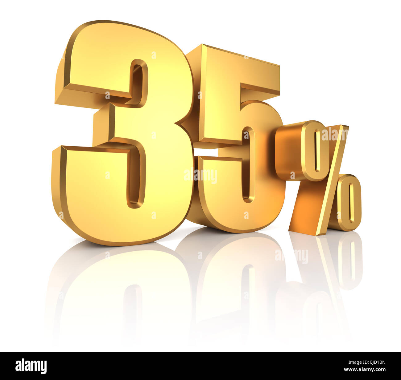 3d number 35 gold Cut Out Stock Images & Pictures - Alamy