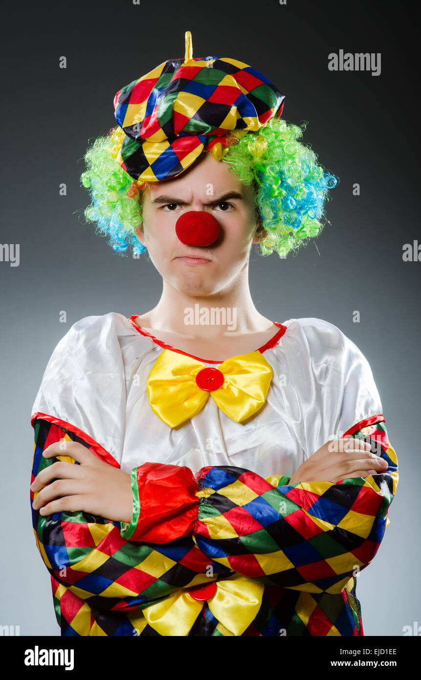 Funny clown in humor concept Stock Photo - Alamy