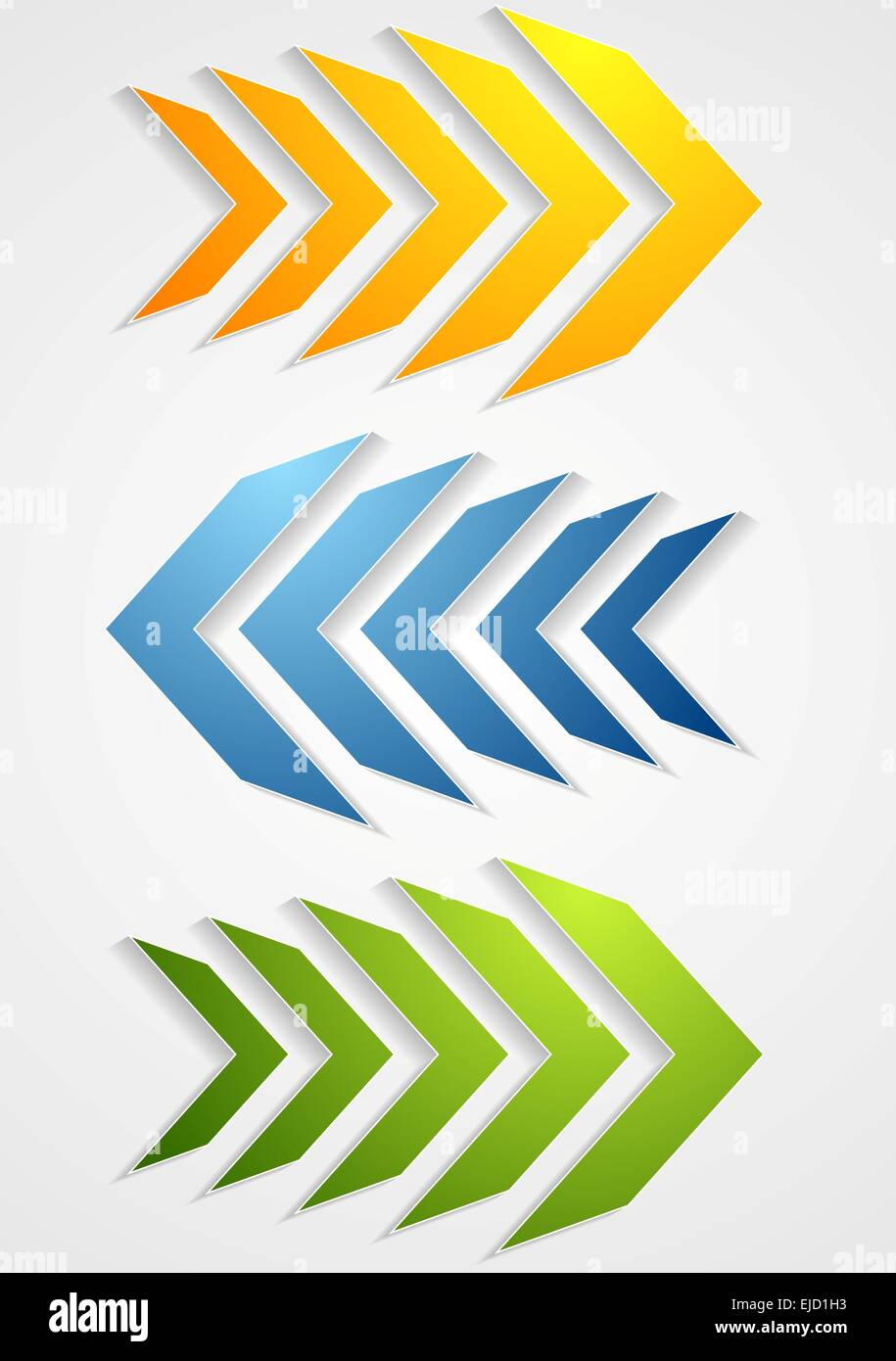 Blue abstract arrows hi-res stock photography and images - Alamy