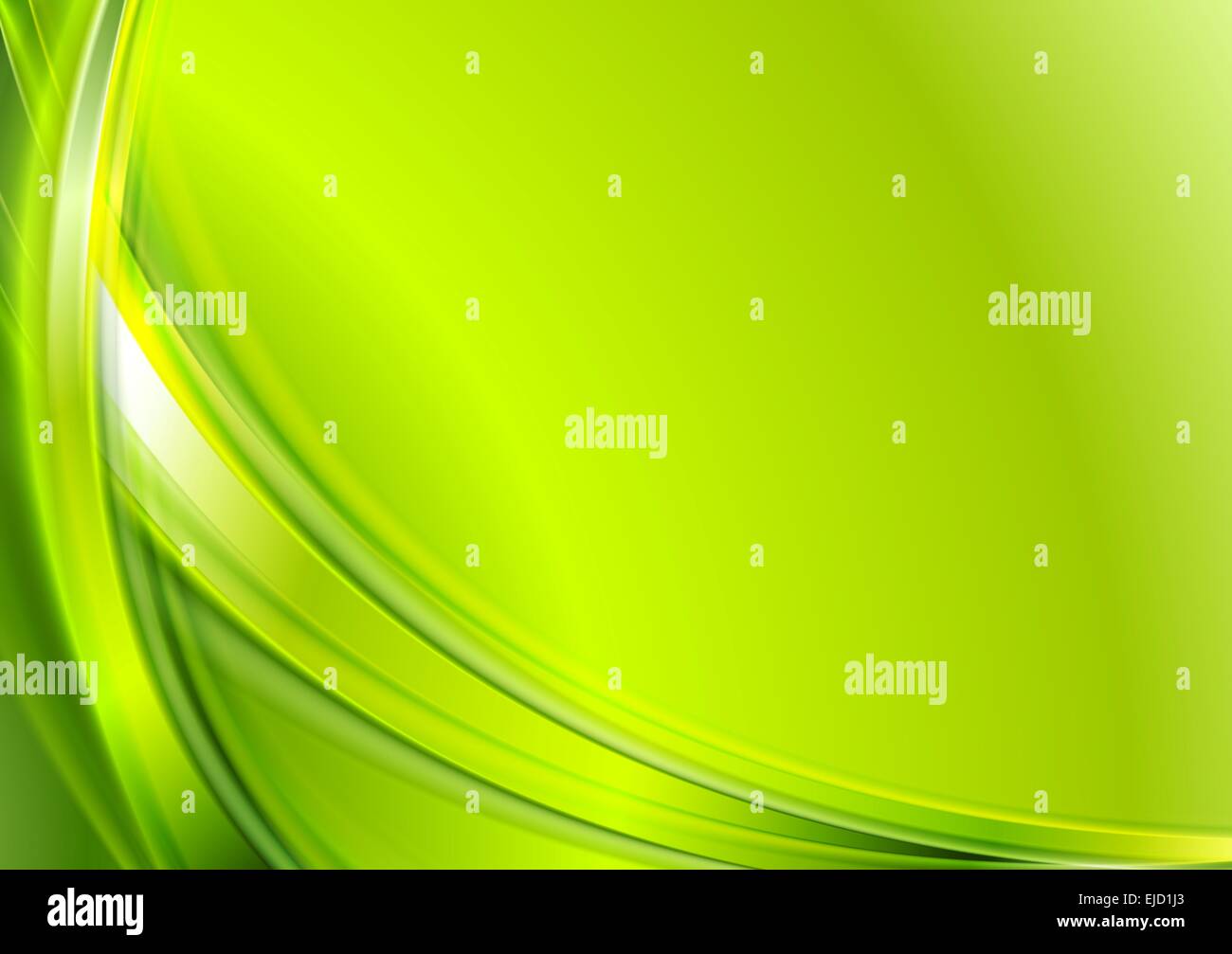 Bright green abstract wavy background Stock Photo - Alamy