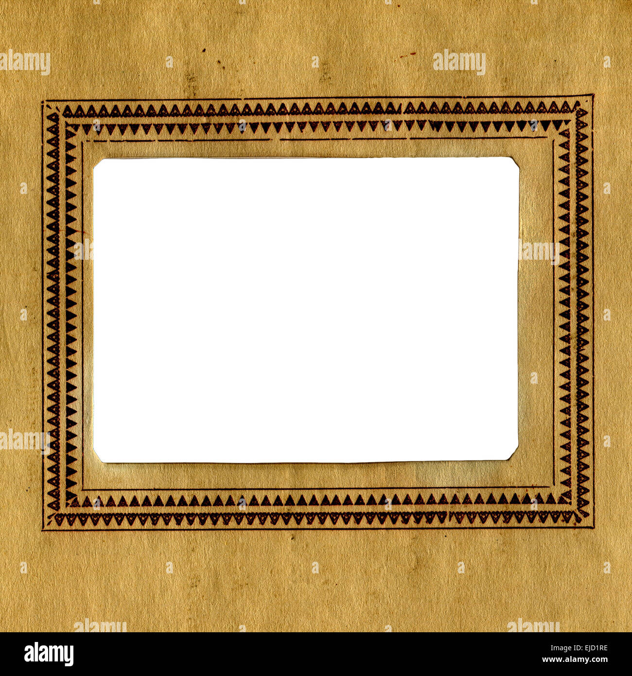Vintage Paper with a Frame Stock Photo - Alamy