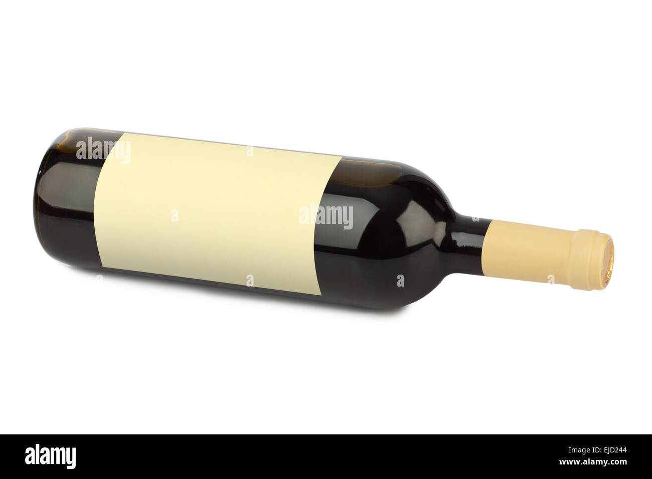 Bottle wine empty label Cut Out Stock Images & Pictures - Alamy