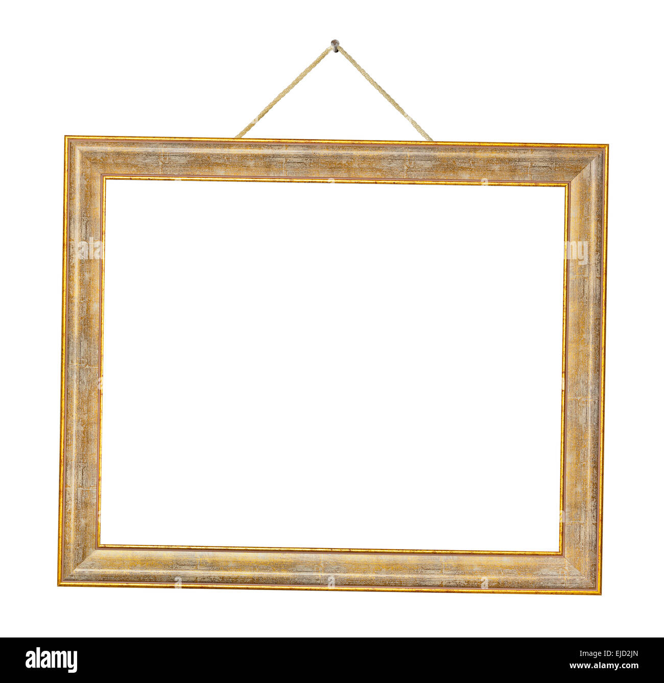 Retro frame on rope Stock Photo - Alamy