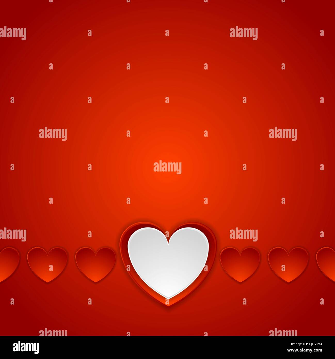 Red romance background with hearts Stock Photo - Alamy