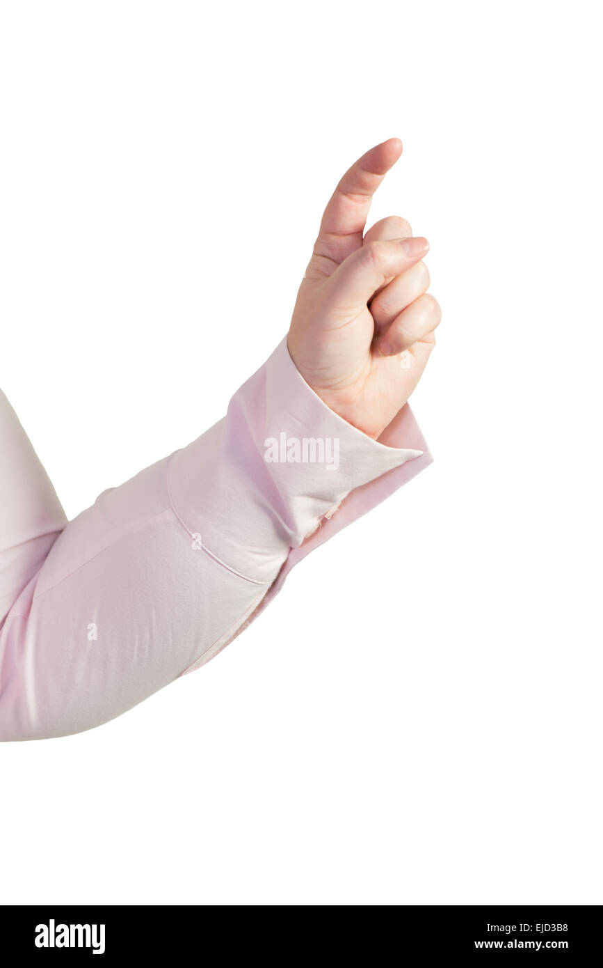 Showing gesture woman hi-res stock photography and images - Alamy