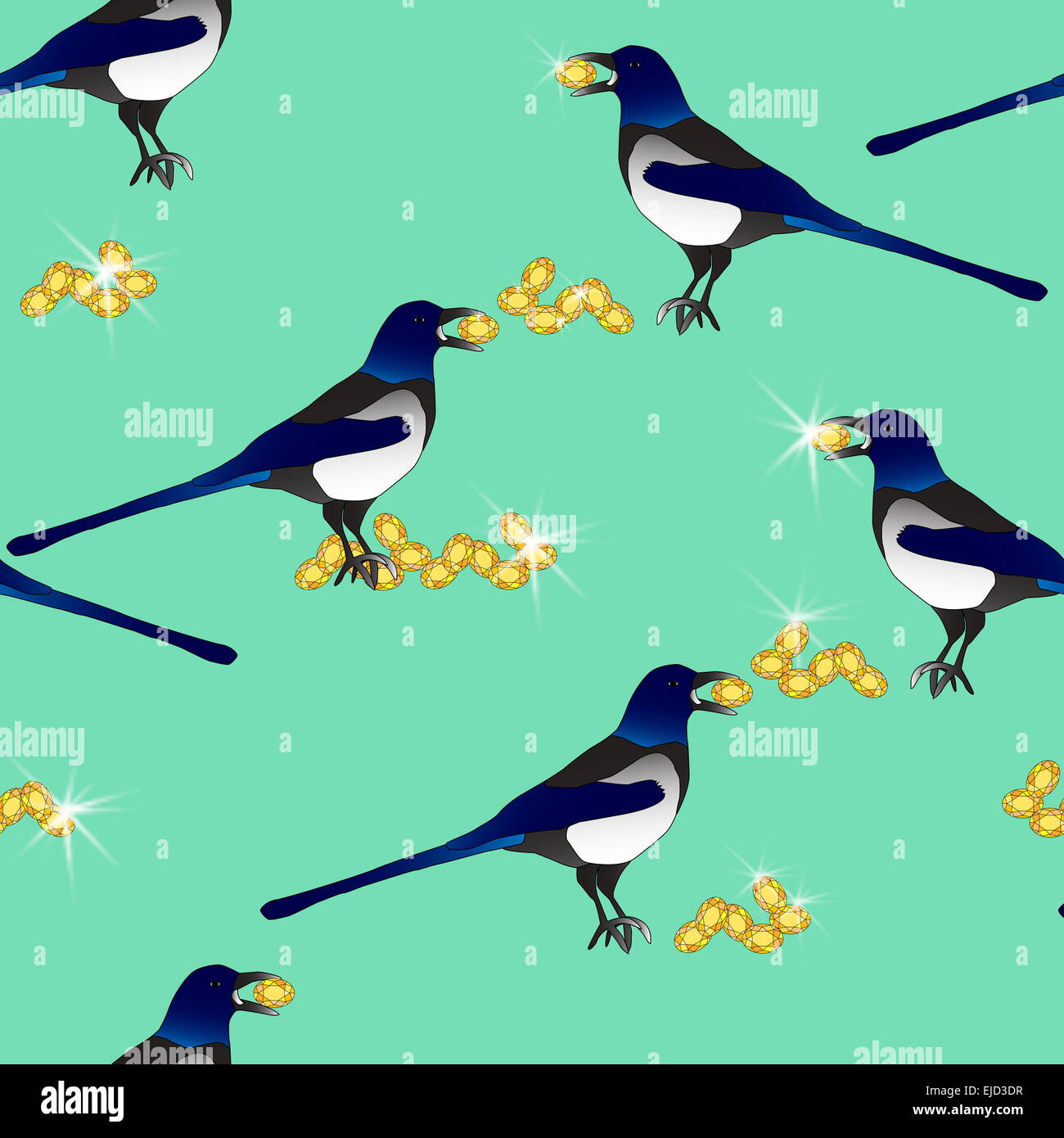 The Thieving Magpie Stock Photo - Alamy