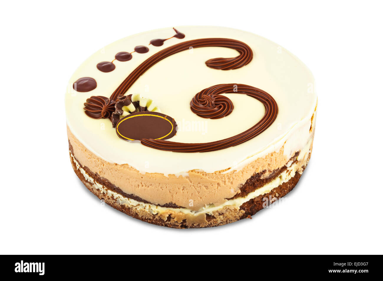 Big circle cake Stock Photo - Alamy