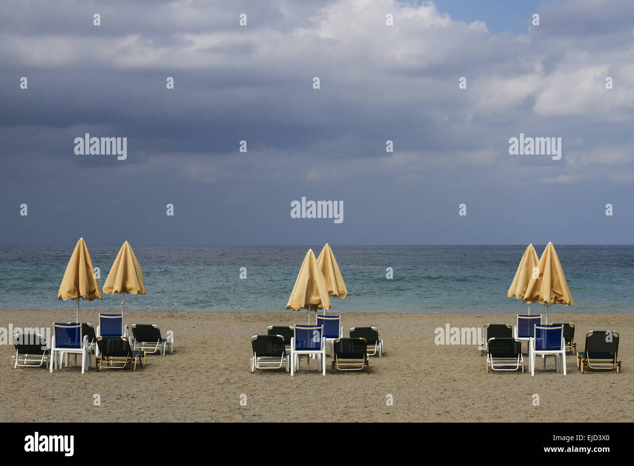 Rethymnon crete beach hi-res stock photography and images - Alamy
