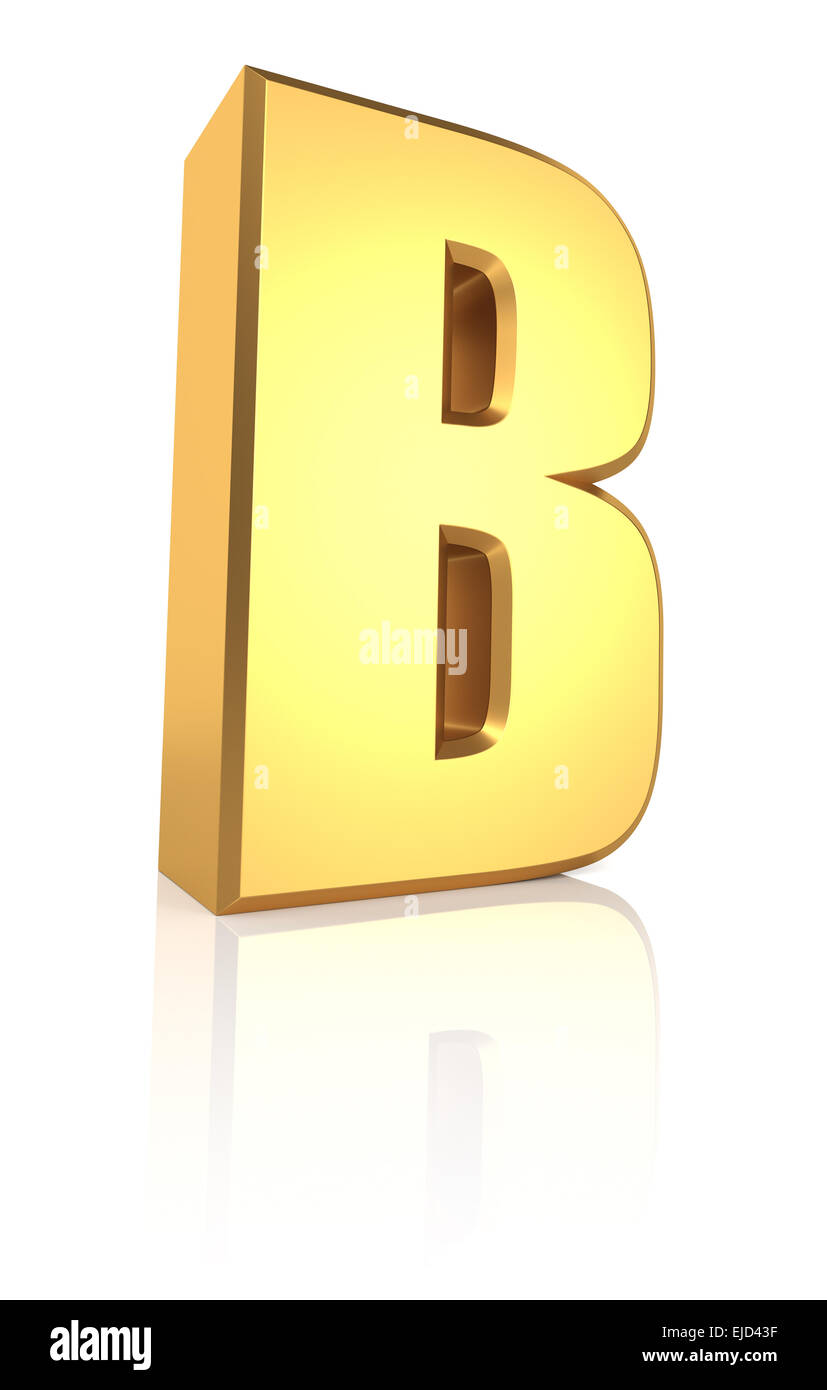 3d Letter B Stock Photo - Alamy