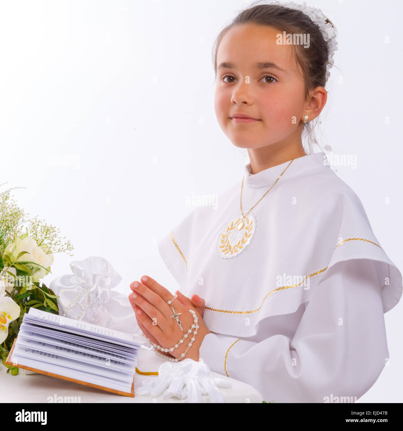 First Holy Communion Stock Photo - Alamy