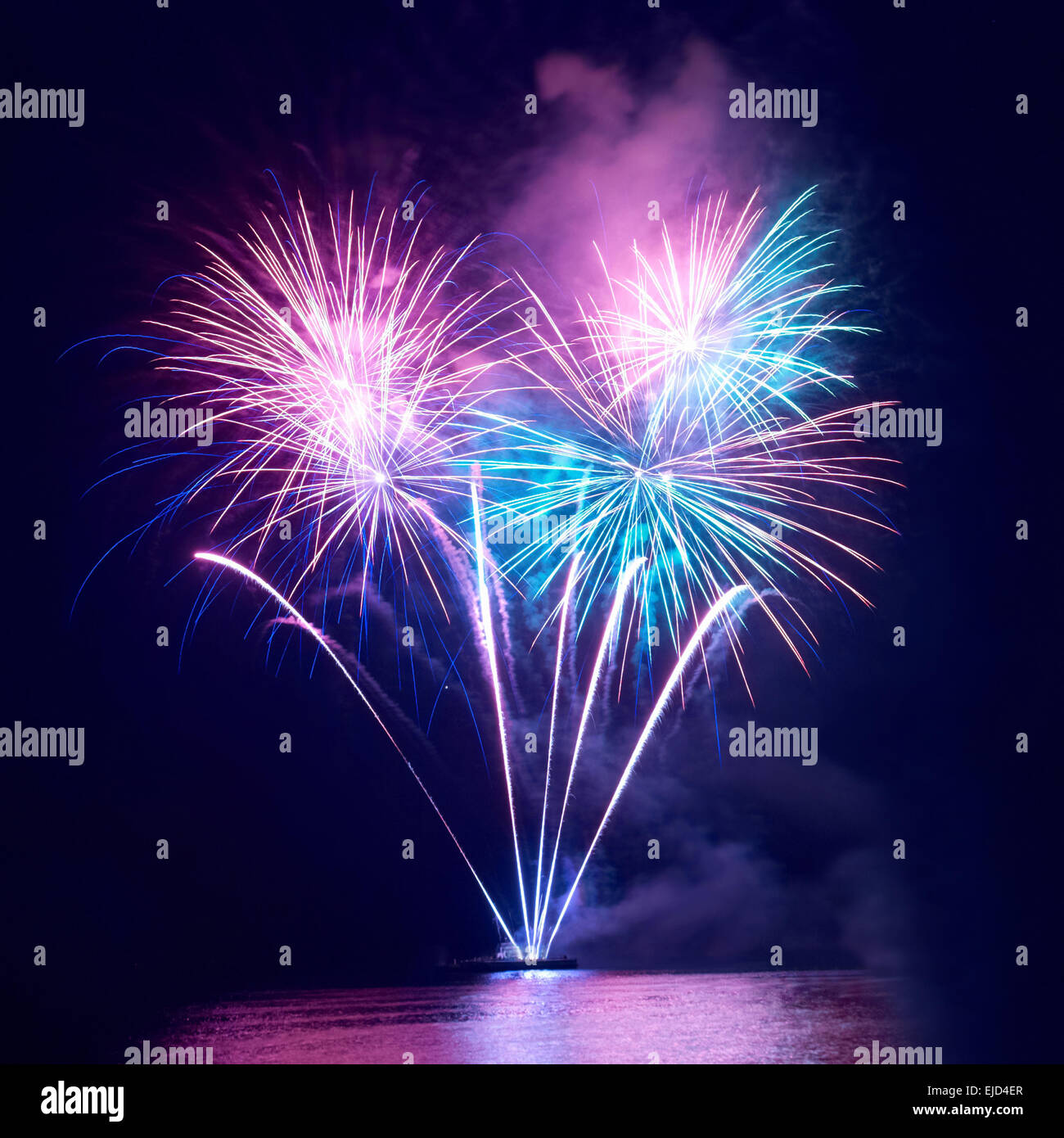 Abstract dark background colorful fireworks hi-res stock photography ...