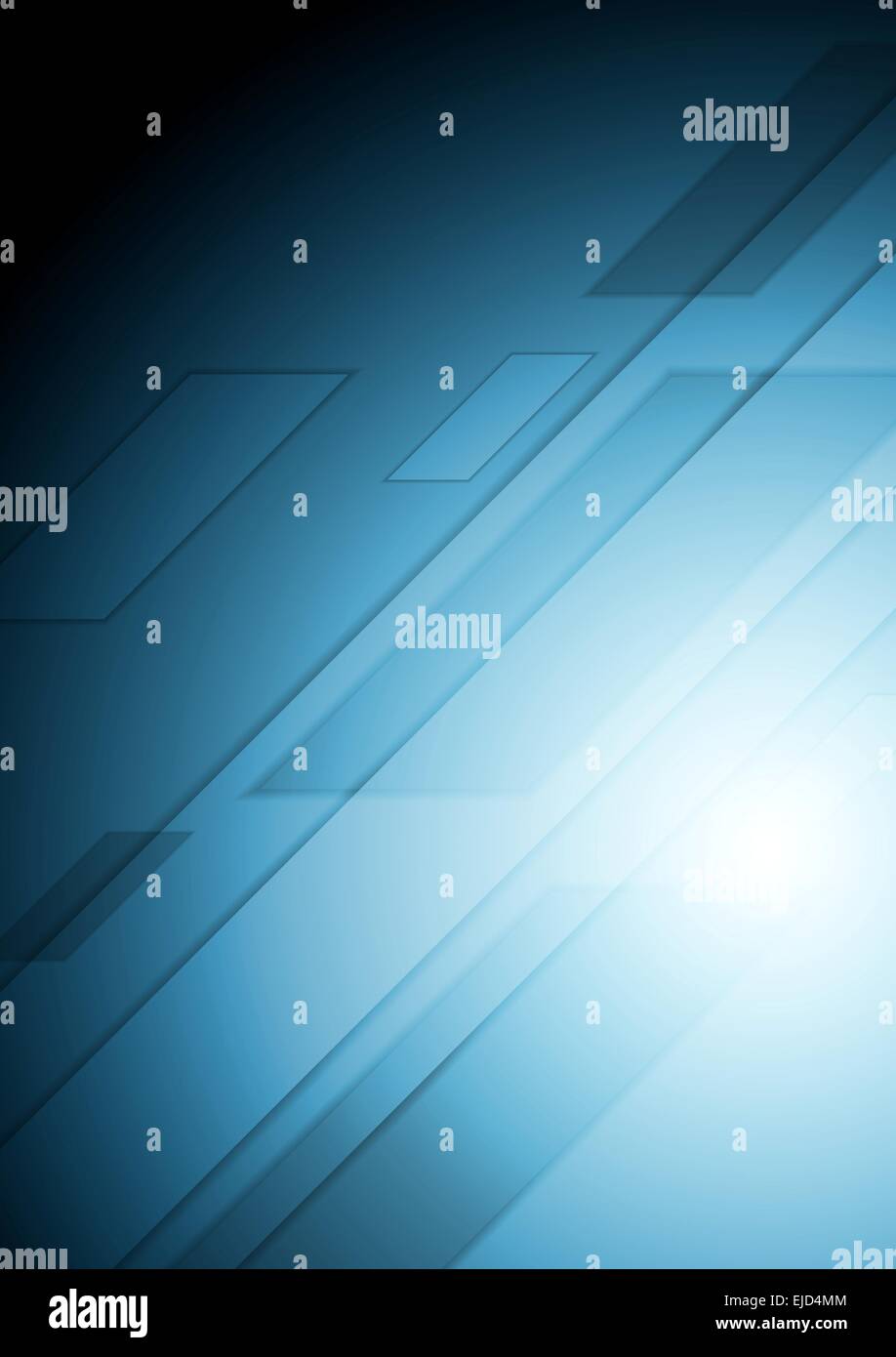 Dark blue tech abstract background hi-res stock photography and images ...