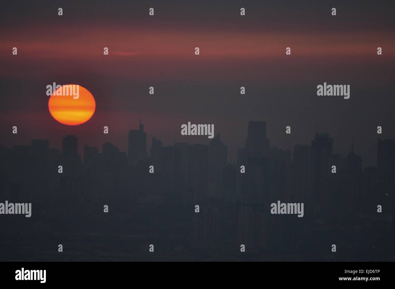 Sunset over Manila, Philippines, Asia Stock Photo - Alamy