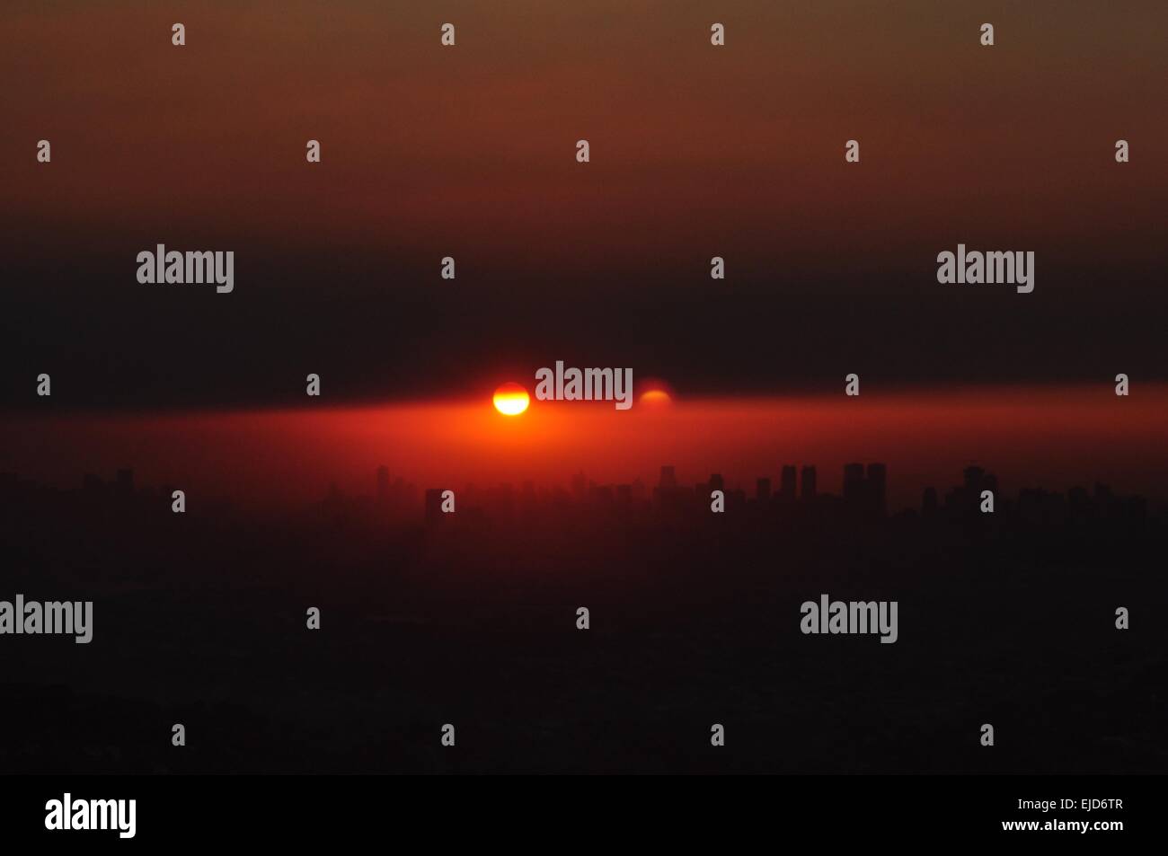 Sunset over Manila, Philippines, Asia Stock Photo - Alamy