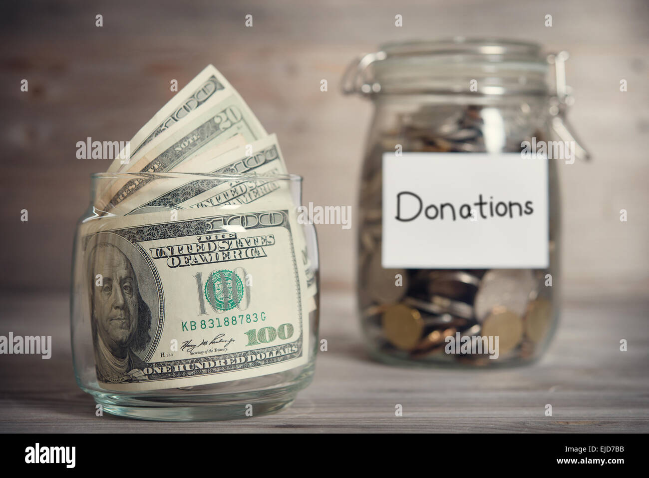 Donations jar hi-res stock photography and images - Alamy