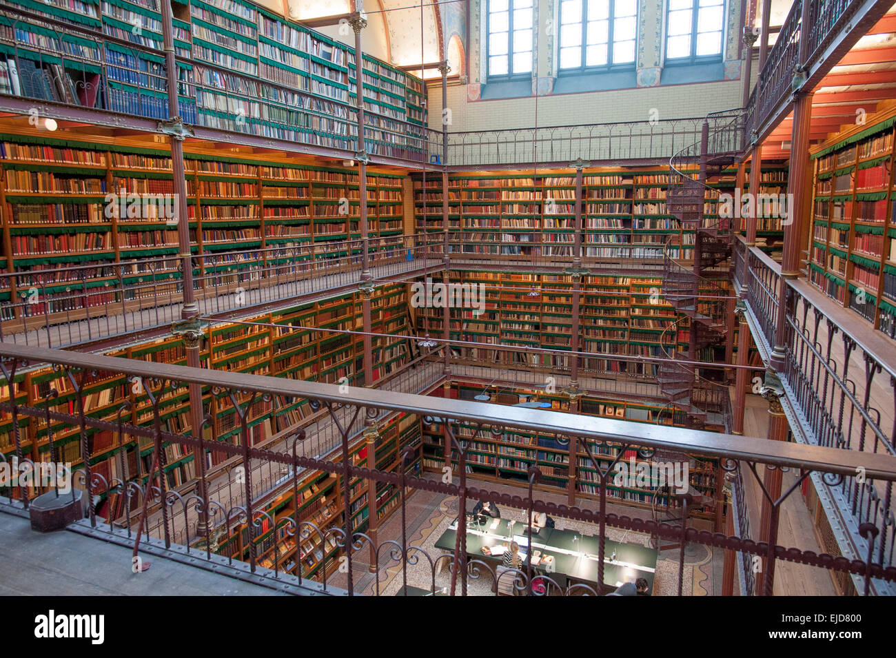 Library in Rijksmuseum, Amsterdam, Netherlands Stock Photo - Alamy