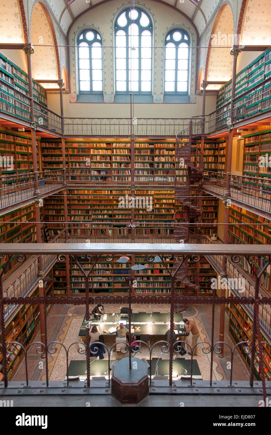 Library in Rijksmuseum, Amsterdam, Netherlands Stock Photo - Alamy