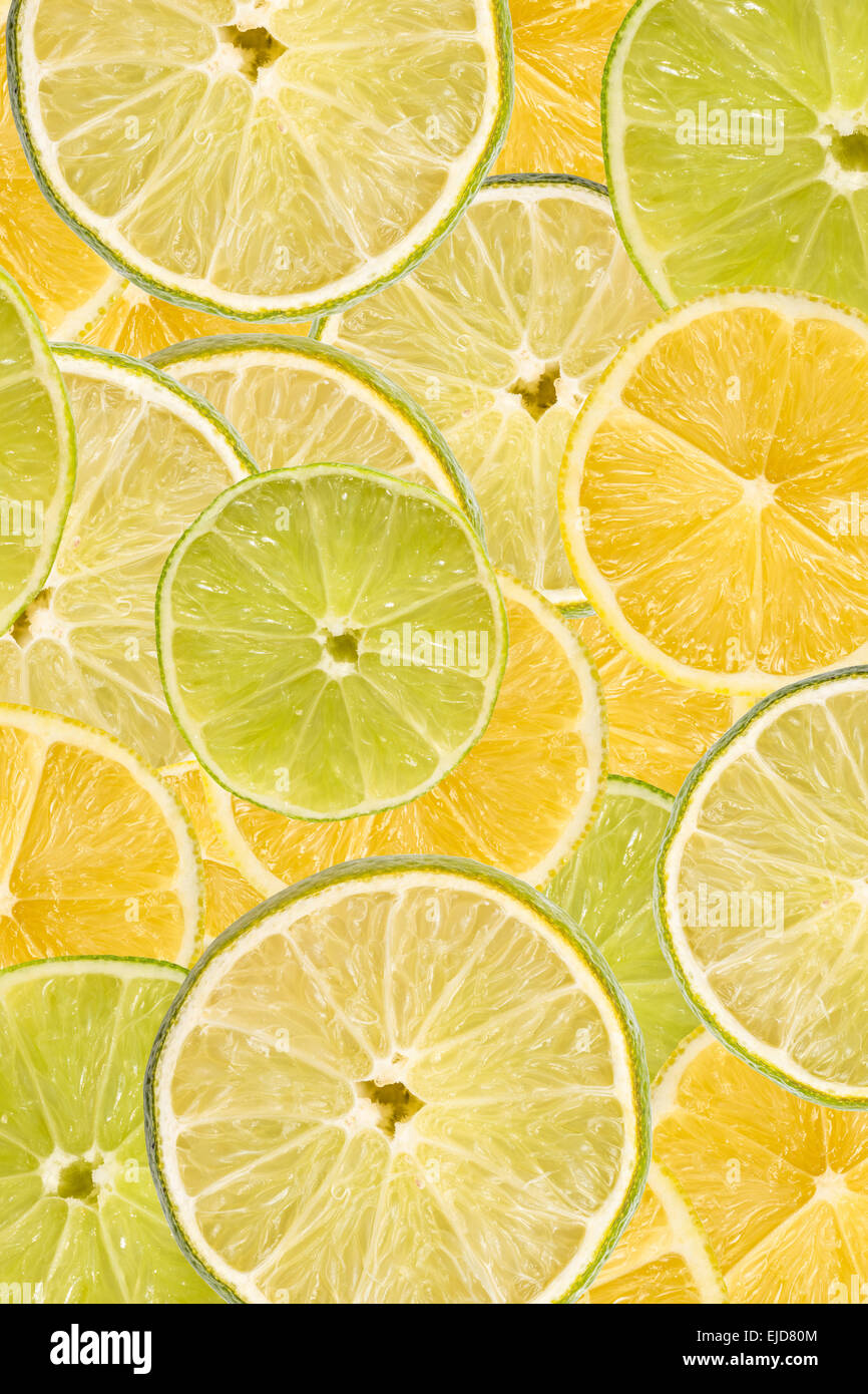 Lemon And Lime Slice Abstract Seamless Pattern Stock Photo - Alamy