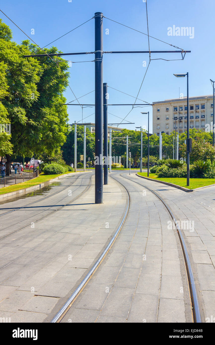Tramway in seville hi-res stock photography and images - Alamy