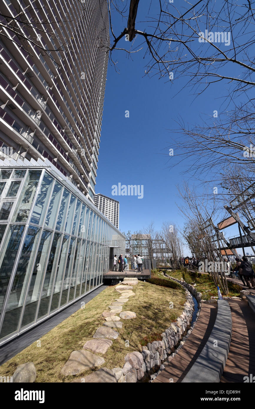 Tokyo, Japan. 24th Mar, 2015. Newly-completed office building of ...