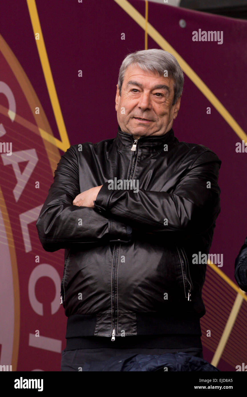 Livorno, Italy. 21st Mar, 2015. Aldo Spinelli (Livorno) Football/Soccer ...