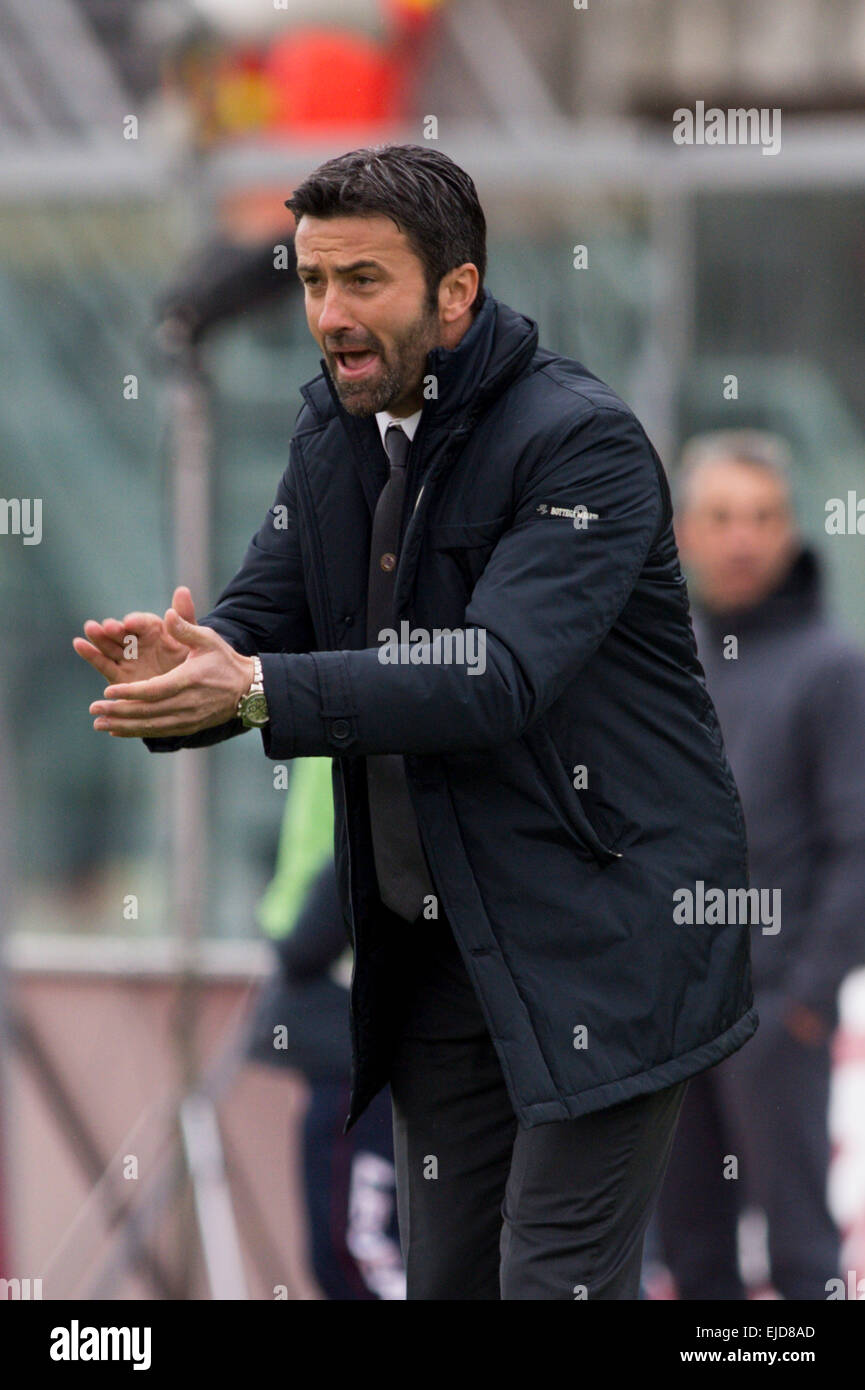 Livorno, Italy. 21st Mar, 2015. Christian Panucci (Livorno) Football ...