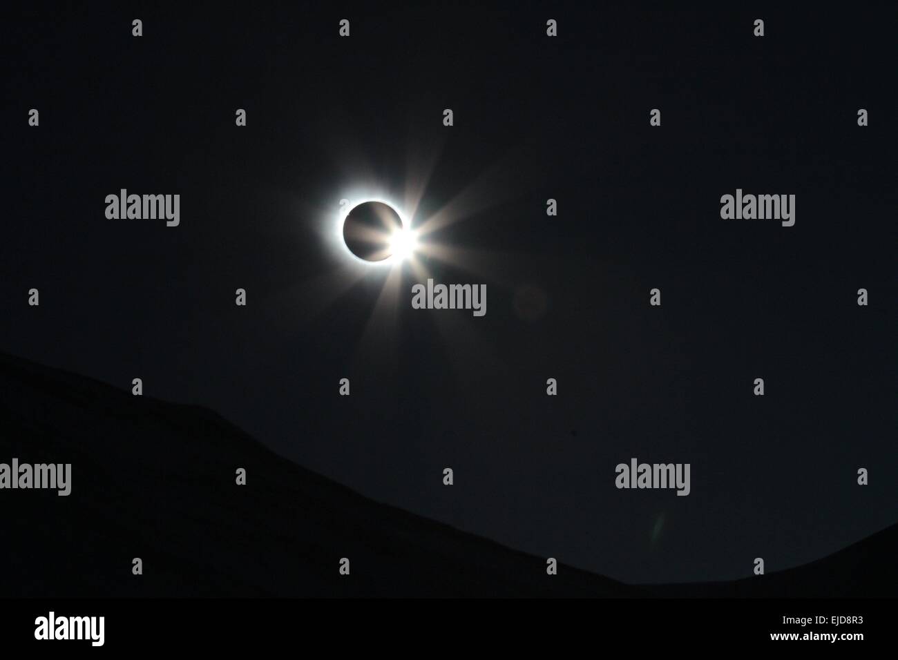 solar eclipse, Svalbard Stock Photo - Alamy