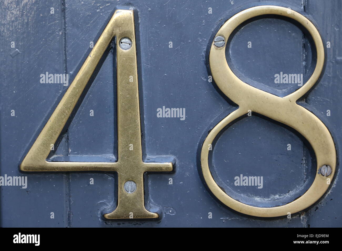 House number 48 sign hi-res stock photography and images - Alamy