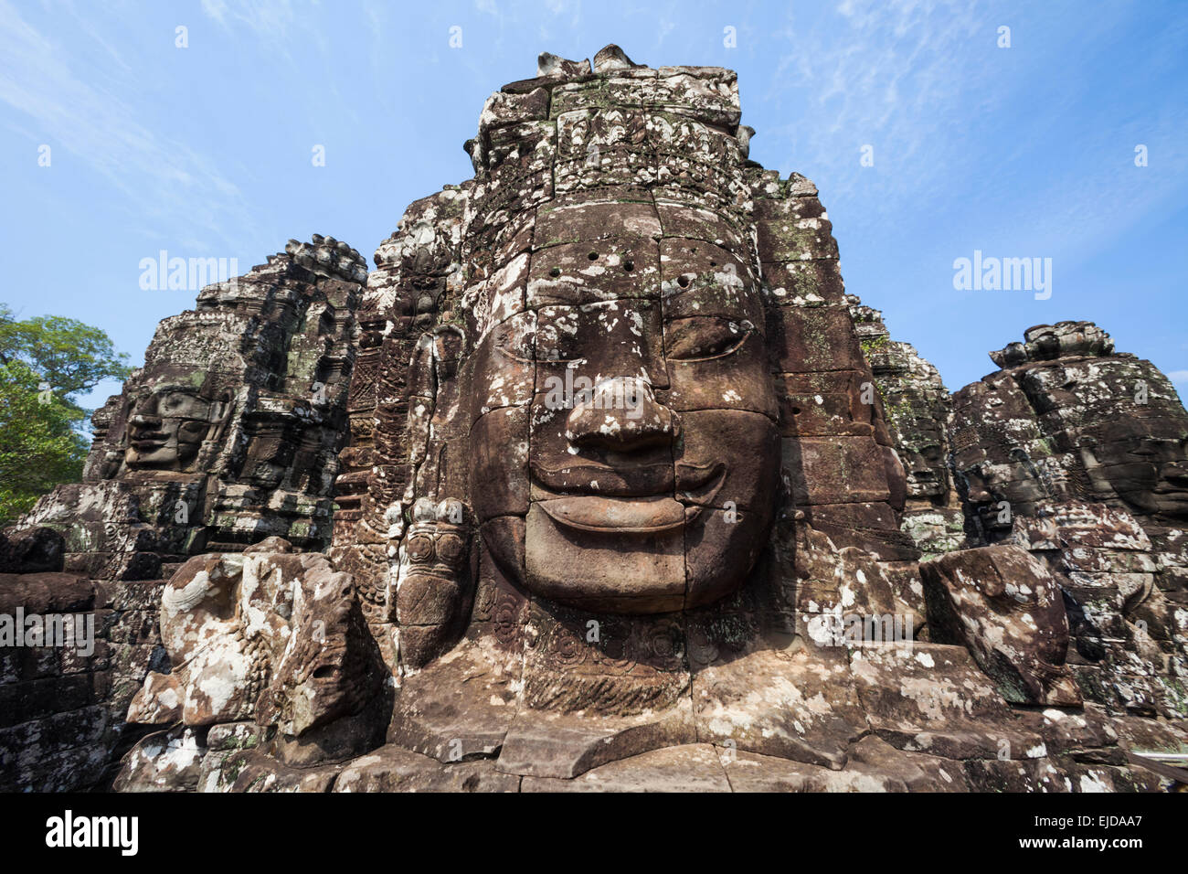 Cambodia, Siem Reap, Angkor Wat, Bayon Temple Stock Photo - Alamy