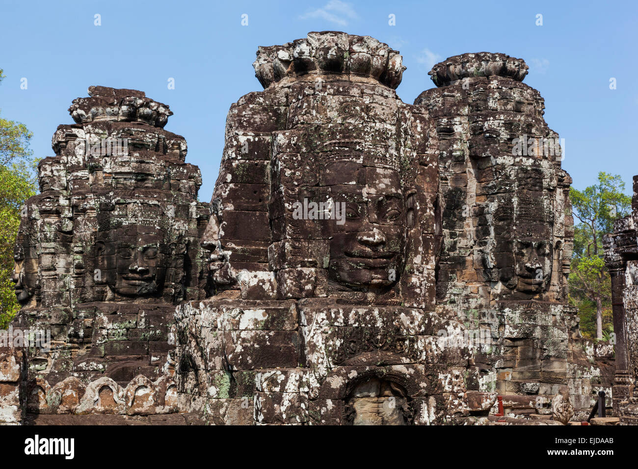 Cambodia, Siem Reap, Angkor Wat, Bayon Temple Stock Photo - Alamy