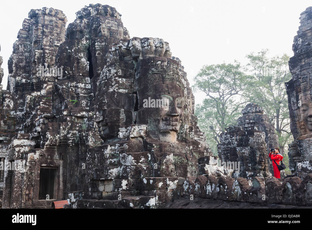 Cambodia, Siem Reap, Angkor Wat, Bayon Temple Stock Photo - Alamy