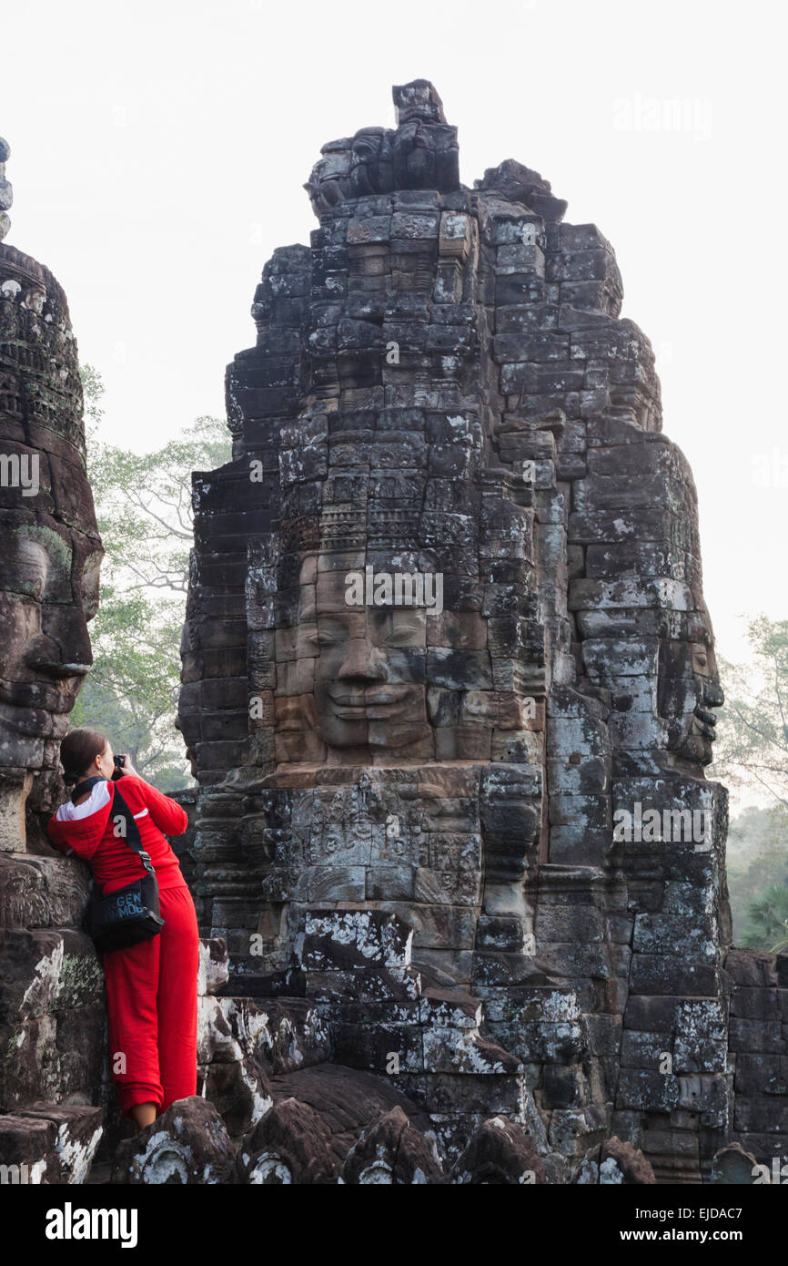 Cambodia, Siem Reap, Angkor Wat, Bayon Temple Stock Photo - Alamy