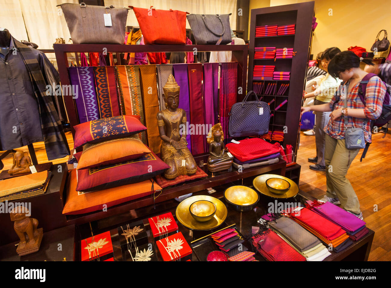 Cambodia, Siem Reap, Artisans Angkor, Retail Shop Display of ...