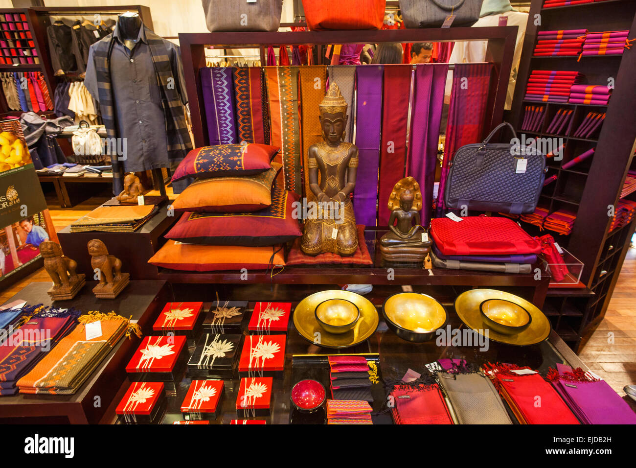Cambodia, Siem Reap, Artisans Angkor, Retail Shop Display of ...