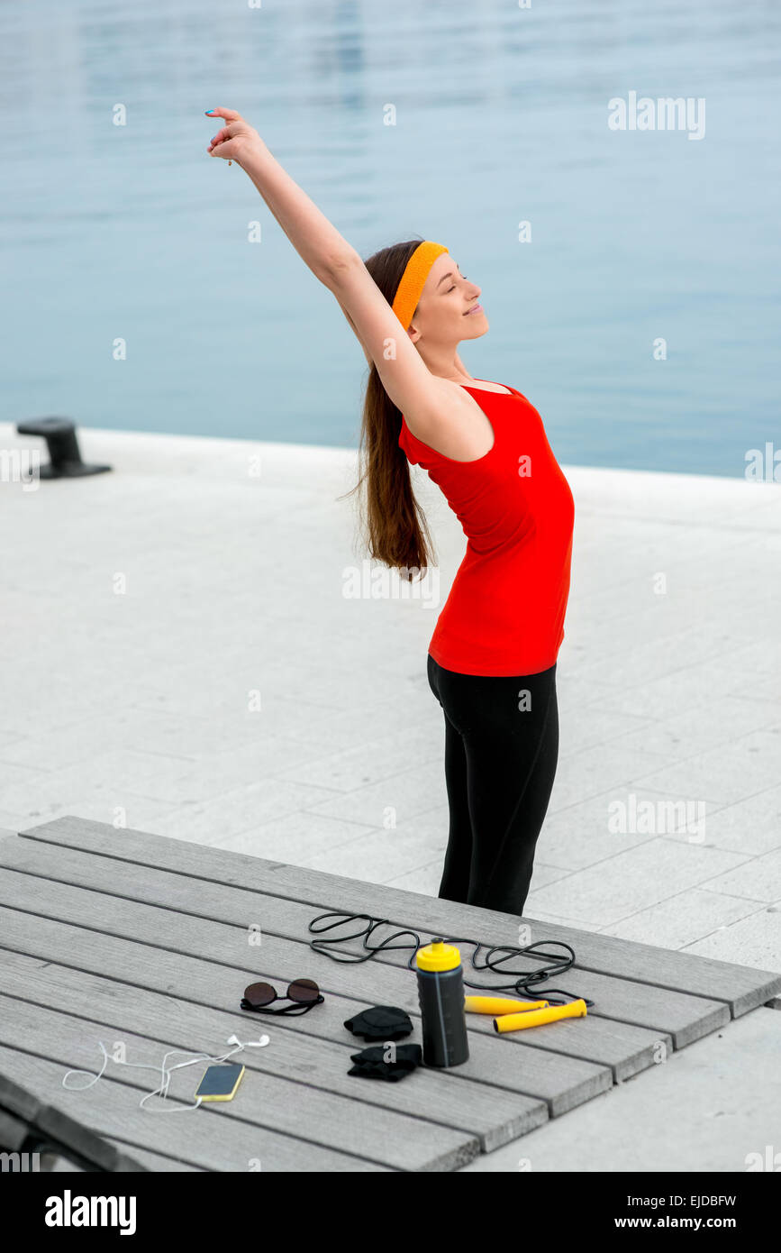 Exercise young hi-res stock photography and images - Alamy