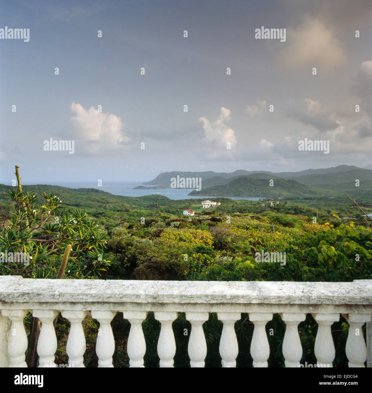 Stone balustrade on terrace view hi-res stock photography and images ...