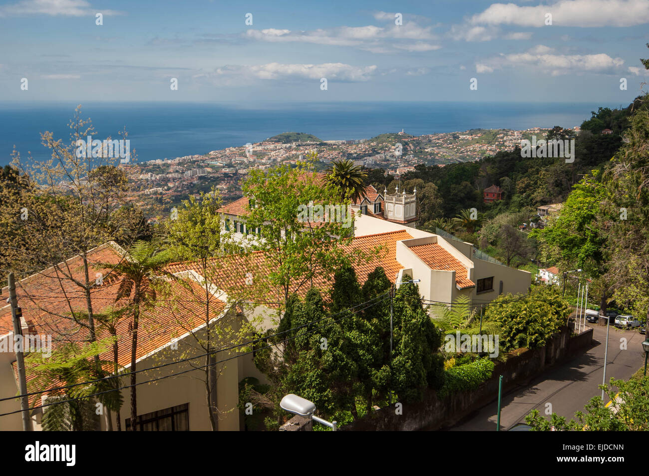 Madeira portugal terracotta roof tiles hi-res stock photography and ...
