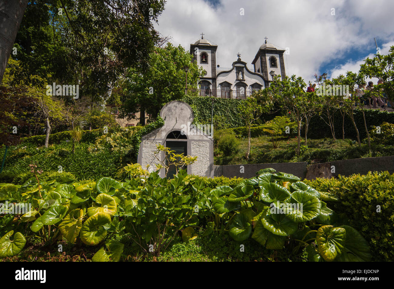 Nossa Senhora do Monte in Madeira, Portugal Stock Photo - Alamy