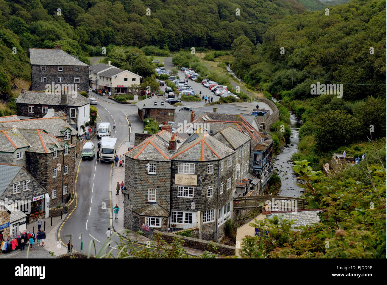Boscastle coastal village in North Cornwall Stock Photo - Alamy