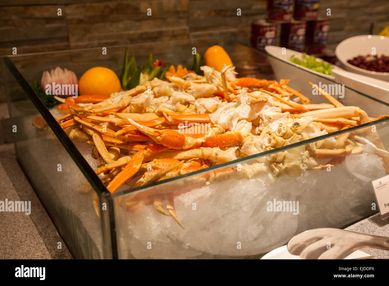 King crab, frozen food production in Alaska Stock Photo - Alamy