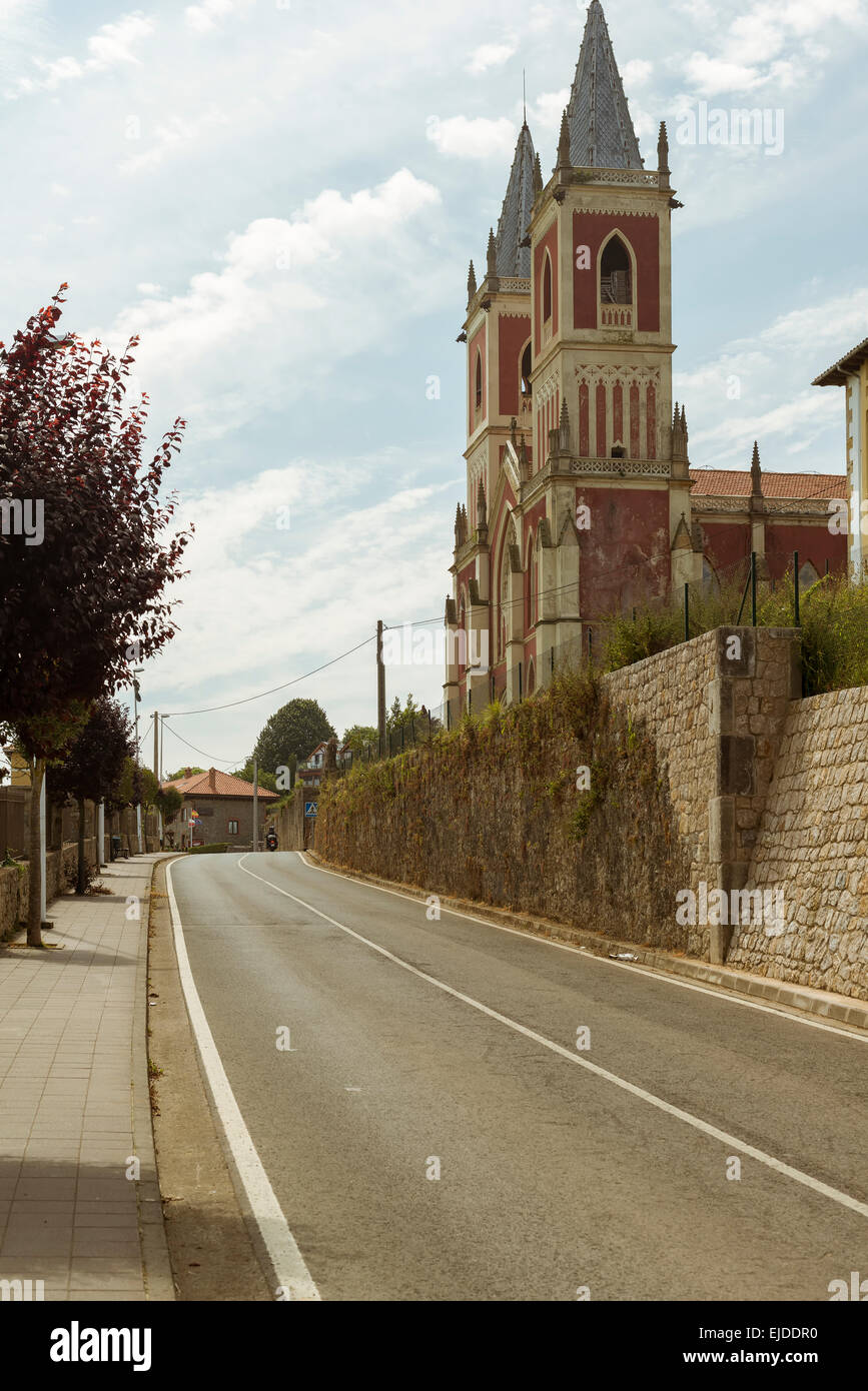 Cistercian Santa Maria monastery of Viaceli Cobreces, Cantabria, Spain ...