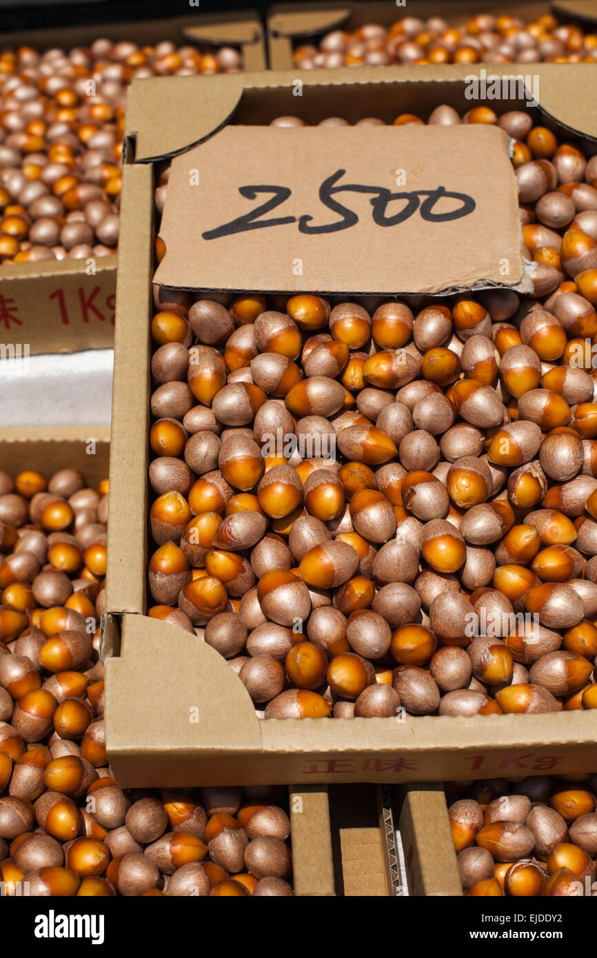 Loose hazelnuts on the market Stock Photo - Alamy