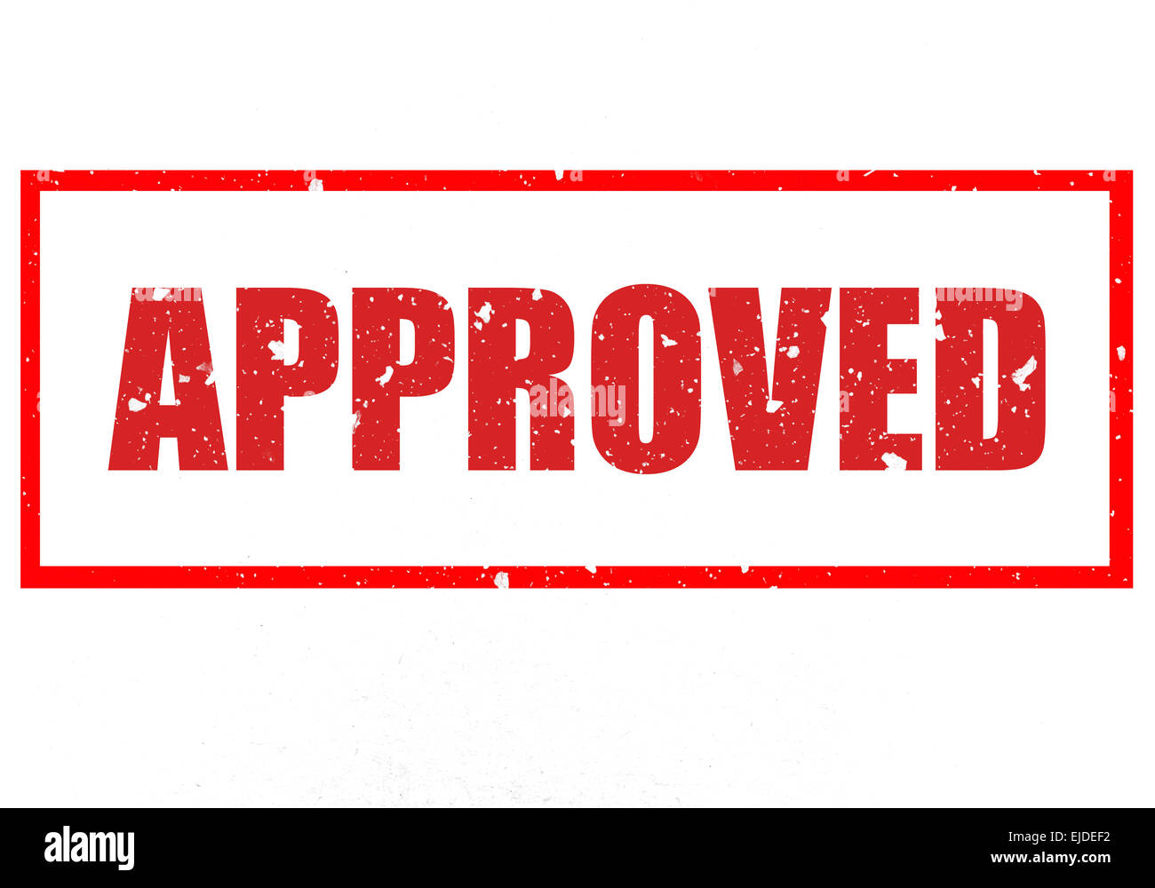 Approved stamp hi-res stock photography and images - Alamy