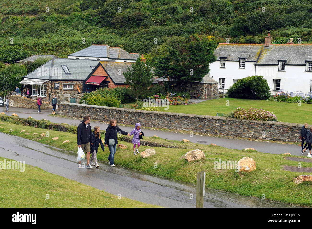 Boscastle coastal village in North Cornwall Stock Photo - Alamy