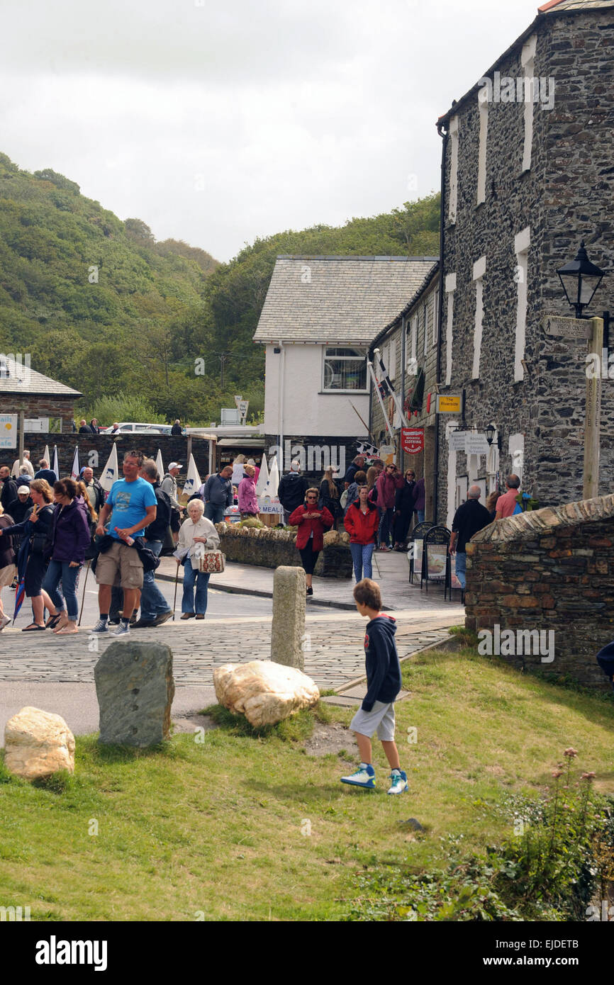 Boscastle coastal village in North Cornwall Stock Photo - Alamy