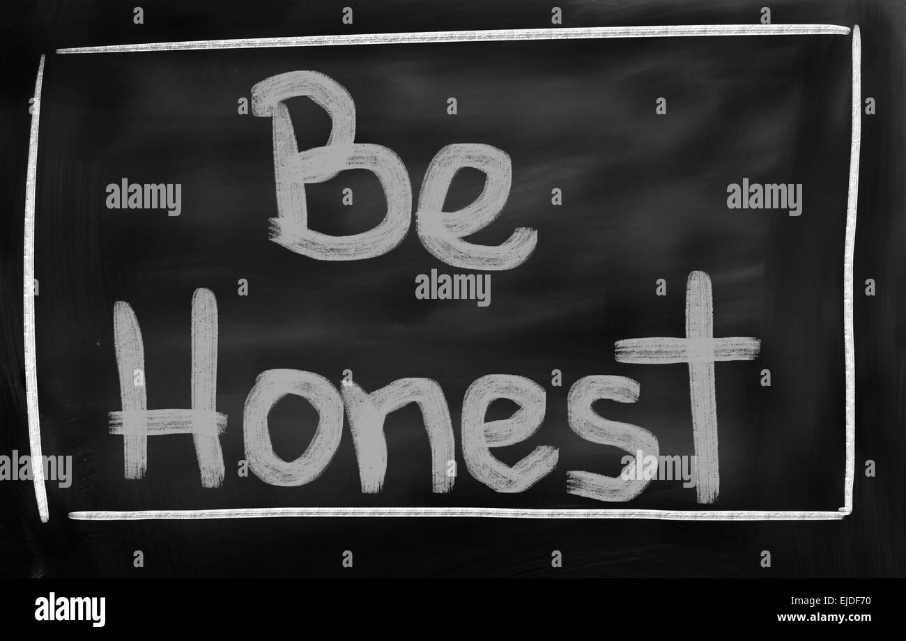 Honesty word Black and White Stock Photos & Images - Alamy